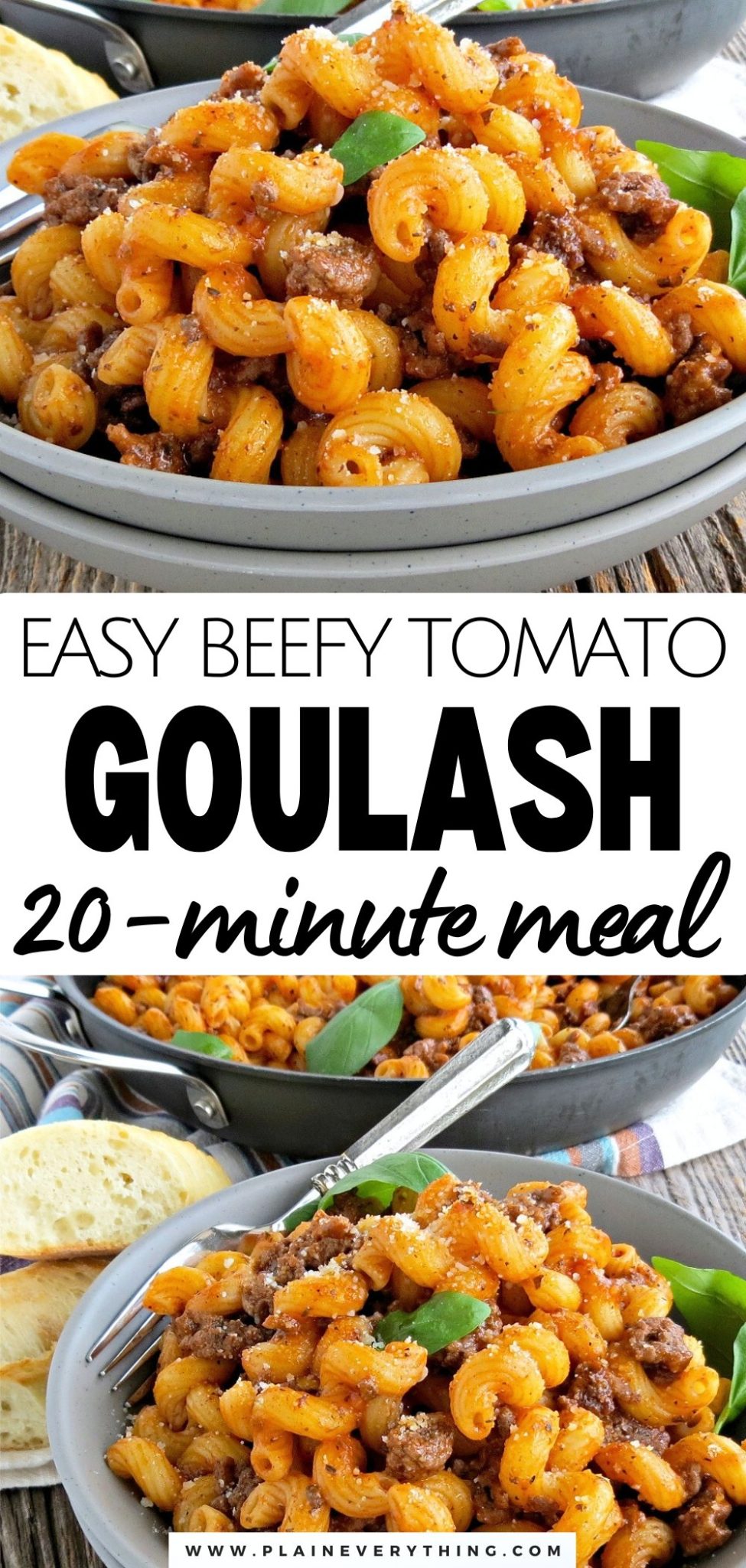 Easy Homemade Beef and Tomato Goulash Recipe
