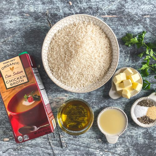 Flavored White Rice Recipe With Butter & Lemon