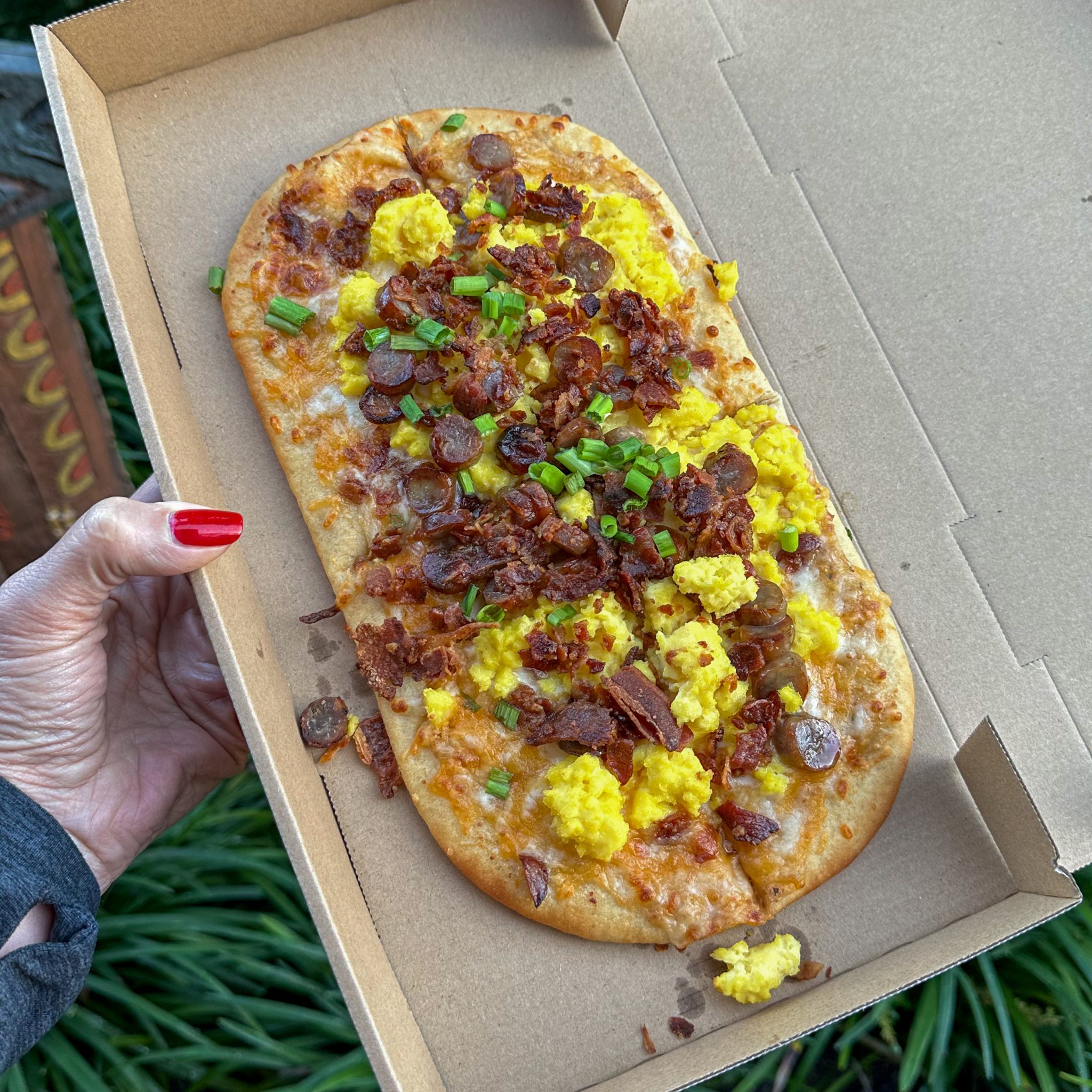 Best Breakfast at Disney World (hint, it's a pizza)
