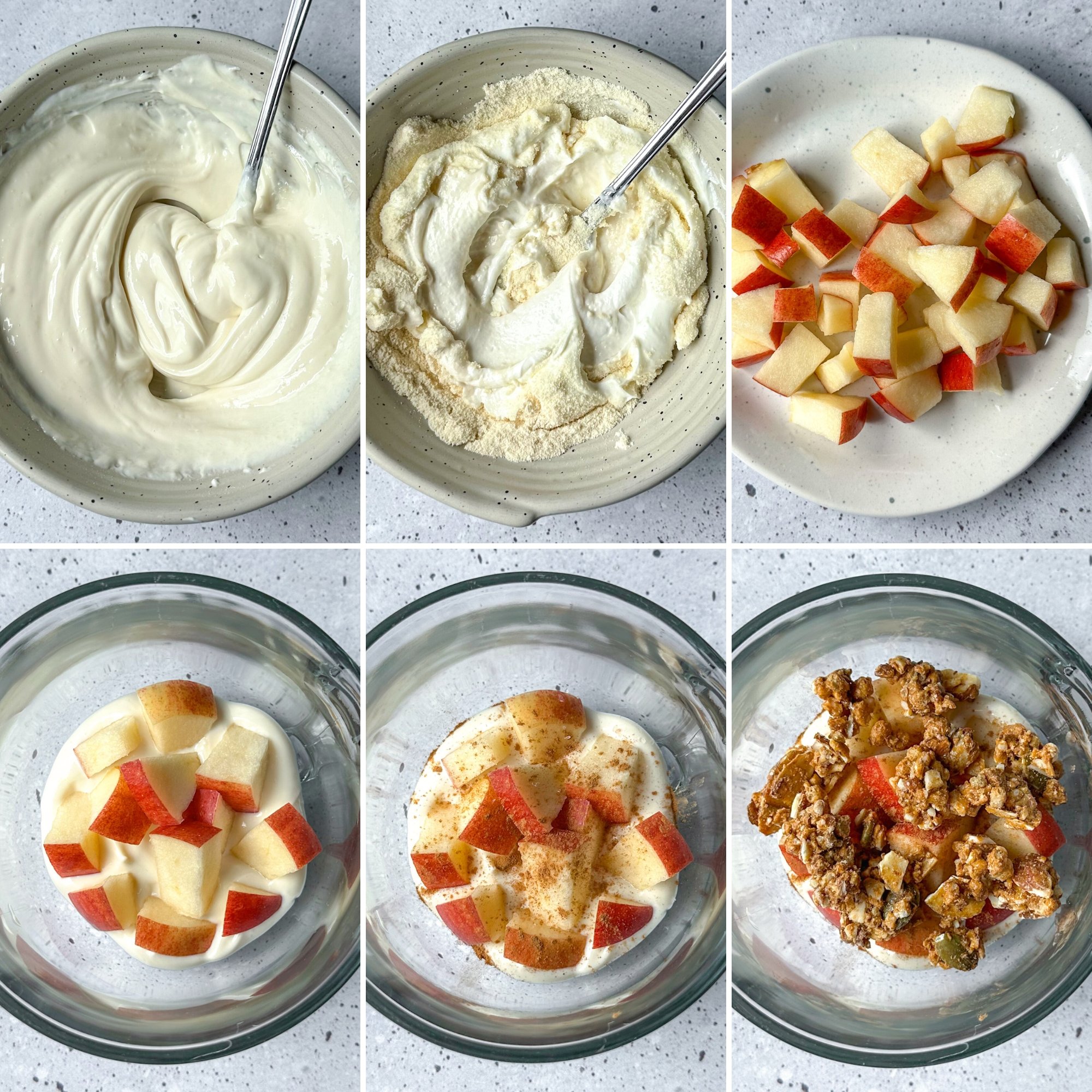 Yogurt Parfait Recipe With Apples & Granola