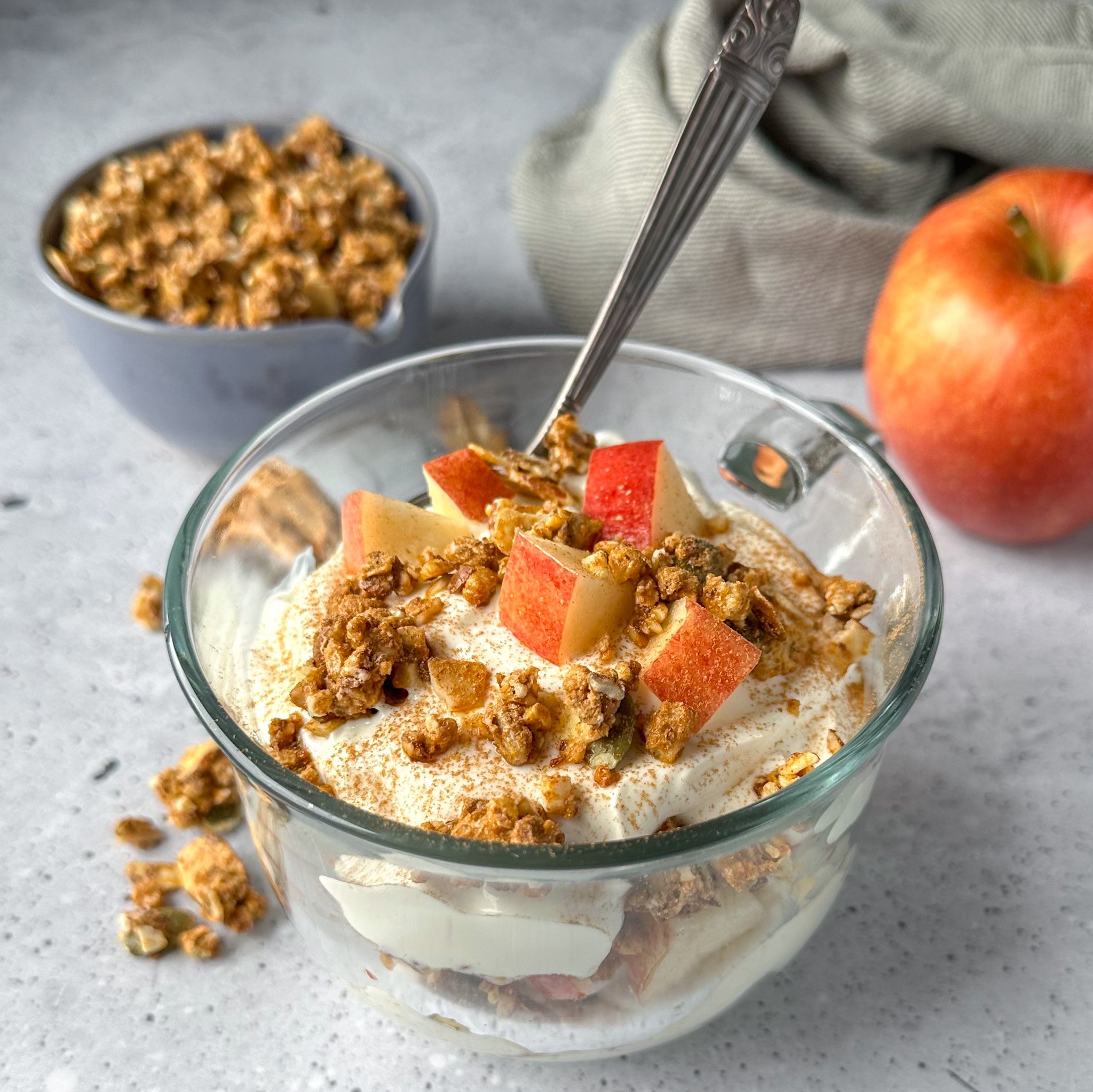 Yogurt Parfait Recipe With Apples & Granola